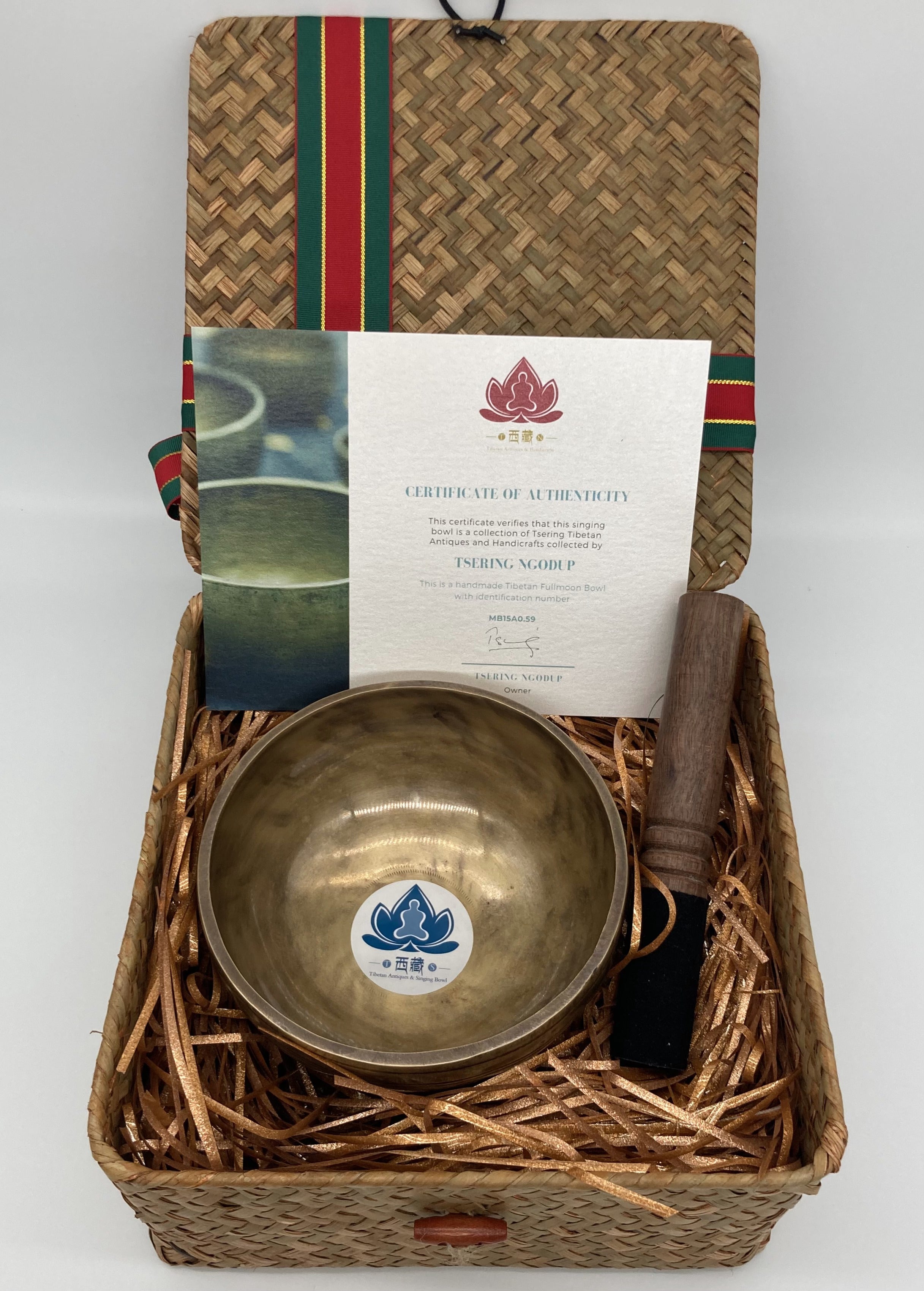 Full Moon Singing Bowl (with gift box) – Tsering Tibetan Antiques and ...